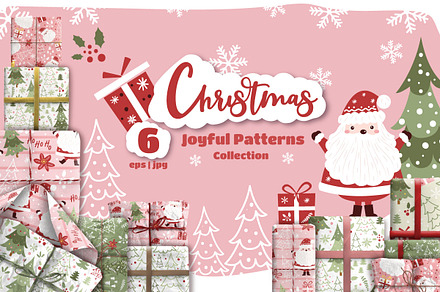 Winter & Christmas Pattern Pack | Creative Market