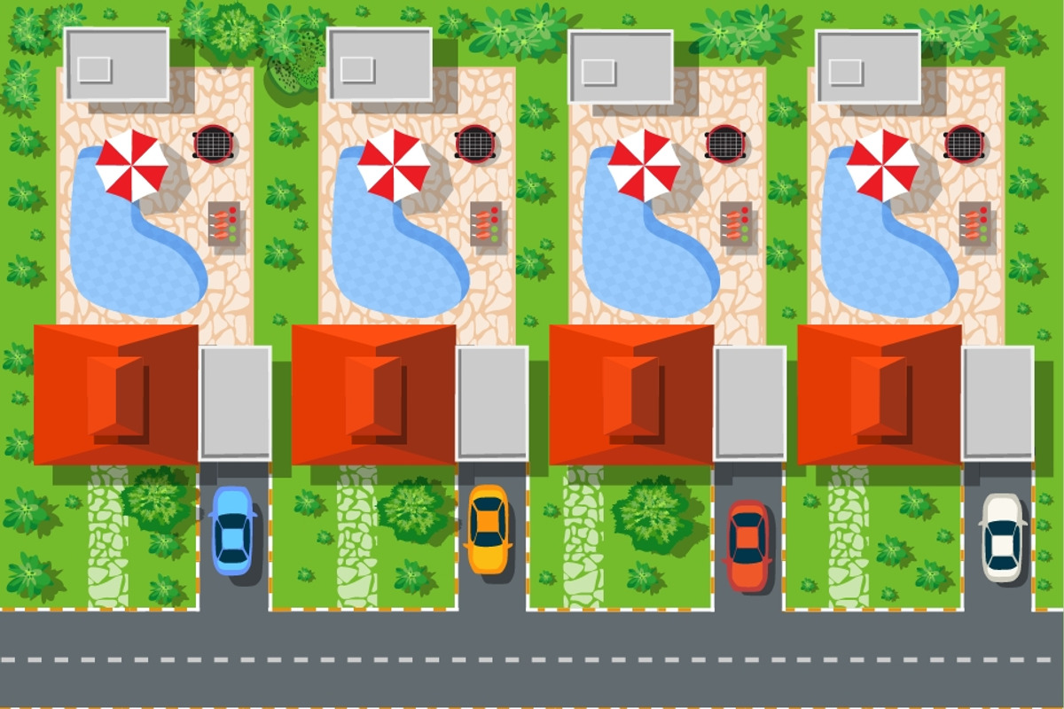 A set of maps top view, a Background Graphic by AlexZeL