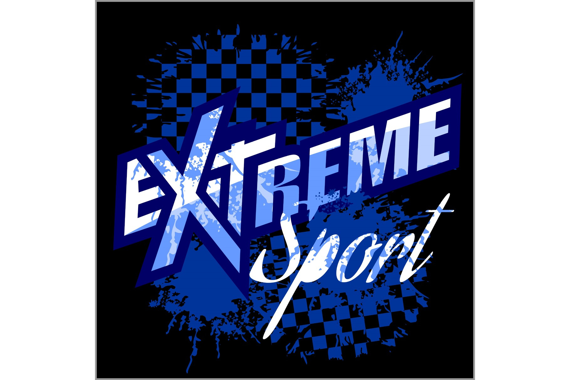 Vector eXtreme sport - vector logo | Illustrations ~ Creative Market