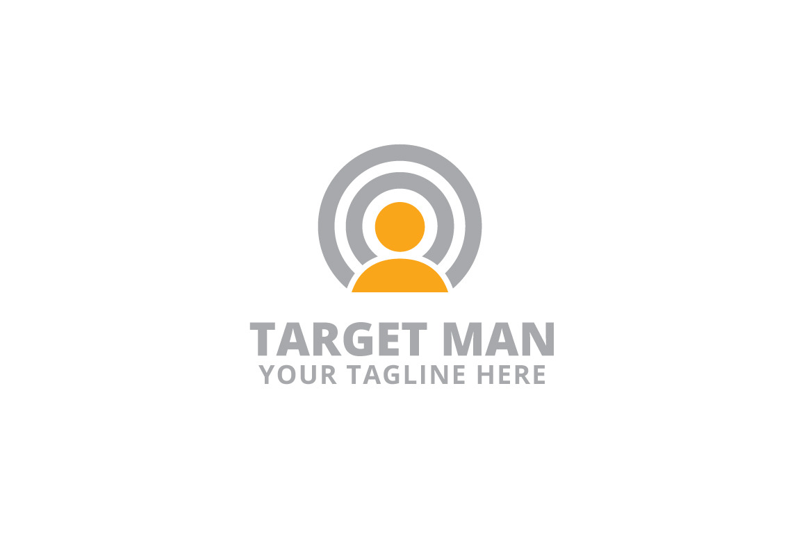 Target Man Logo Template, a Branding & Logo Template by Logo20