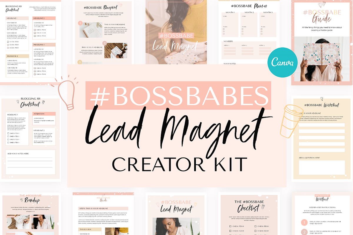 Lead Magnet Creator for Canva, a Magazine Template by My Social ...