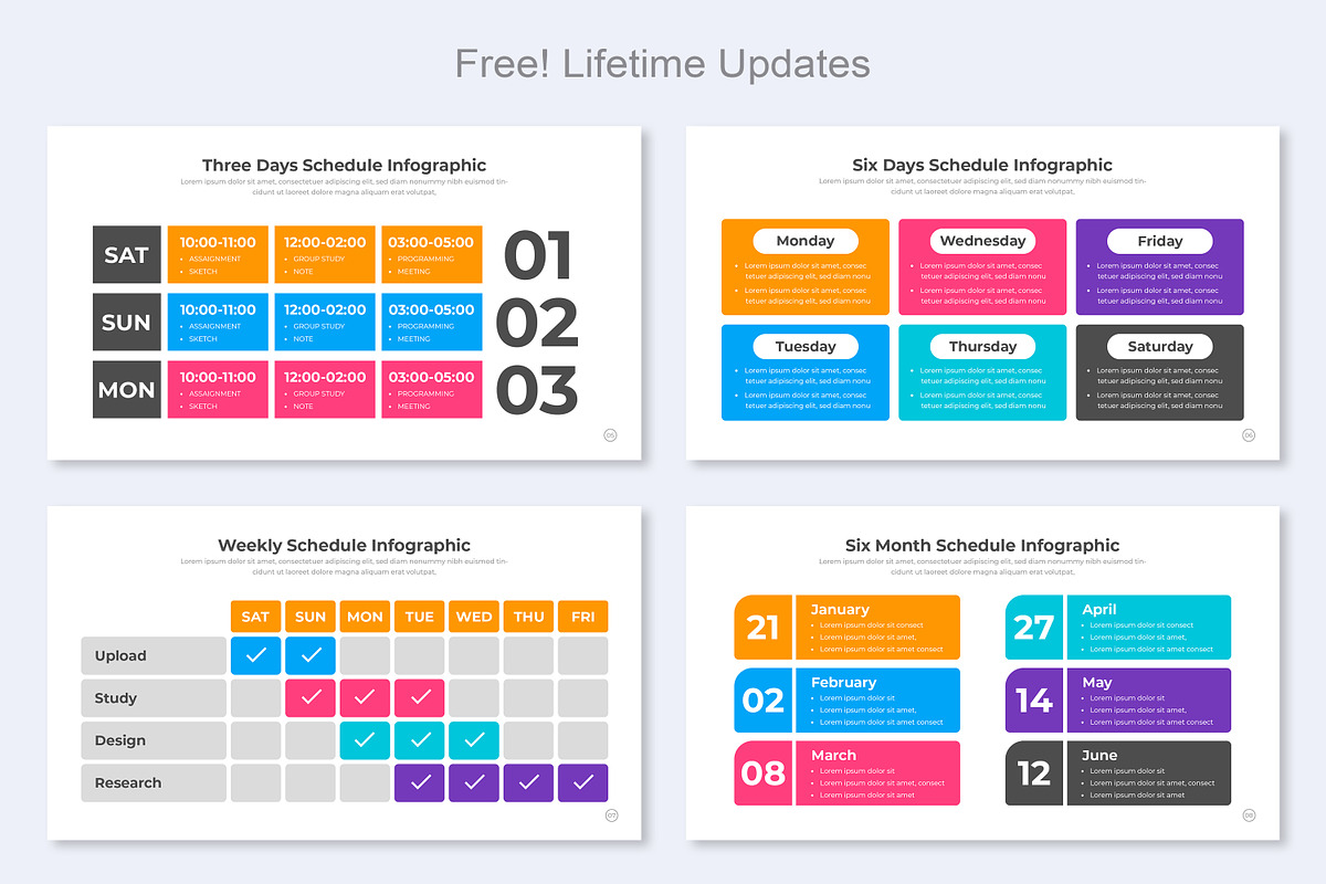 Schedule Infographic