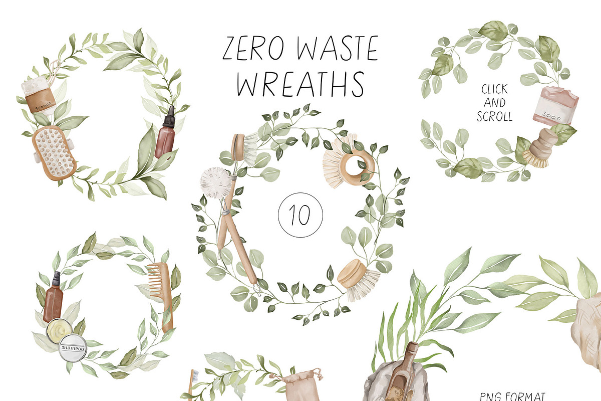 ZERO WASTE watercolor set