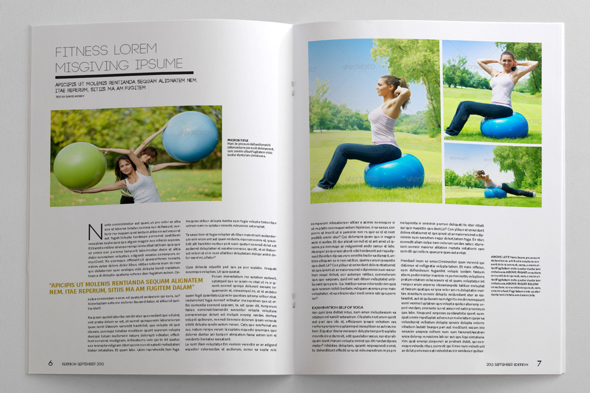 Simply Magazine Template, a Magazine Template by DesignCorner