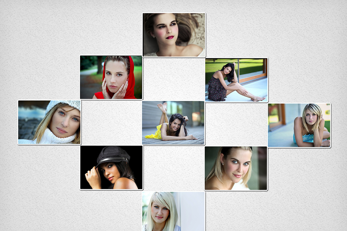 Photo Collage Template 03, a Graphic by Layout Design