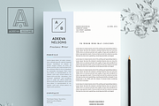 Simple Resume Template Nelson, a Resume Template by AdeevaResume