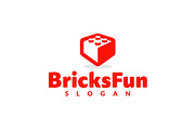 Bricks Toys Logo Fun Playful Play | Branding & Logo Templates ...
