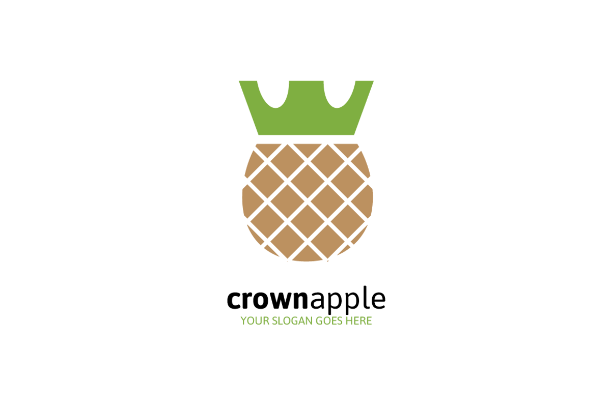 Crown Apple Logo, a Branding & Logo Template by MLJ studios