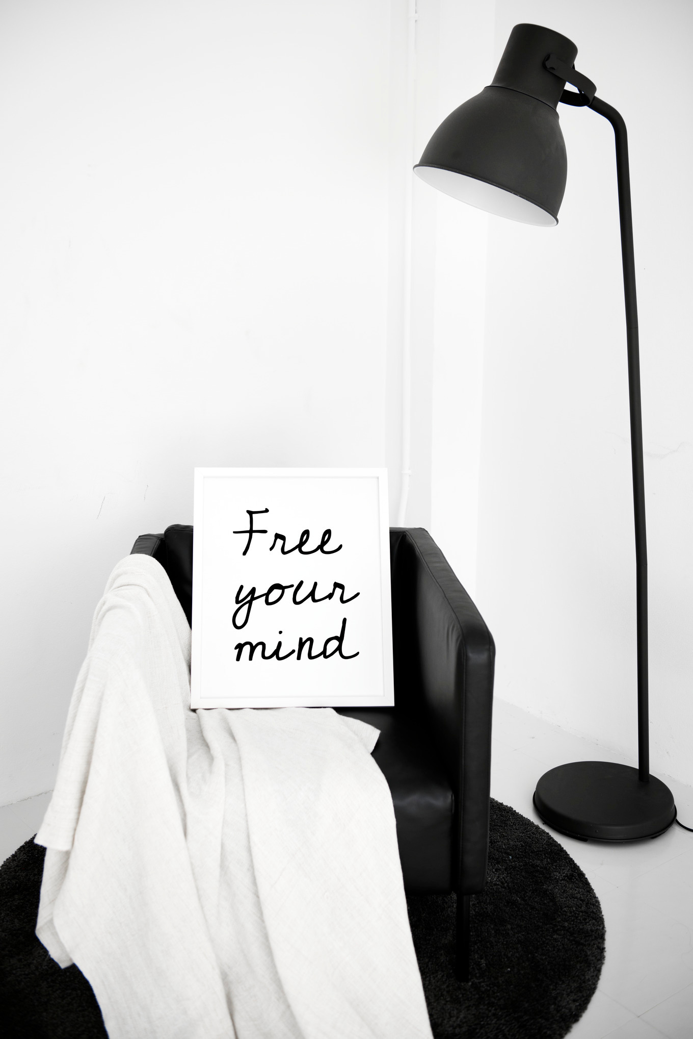 Free your mind phrase frame, a Background Photo by rawpixel