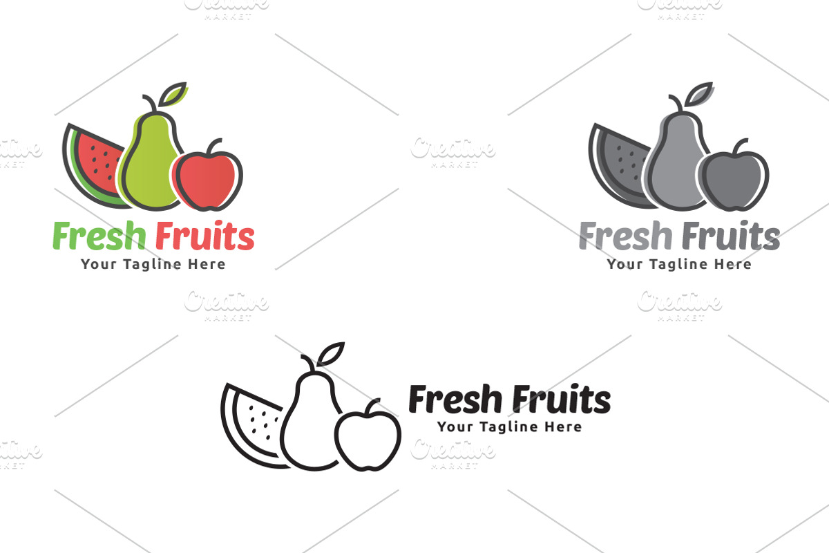 Fresh Fruits Logo, a Branding & Logo Template by Martin-Jamez
