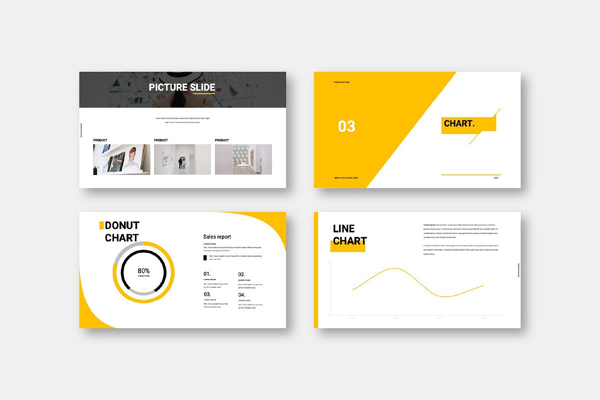 Clean Yellow Presentation, a Presentation Template by Sundaylab