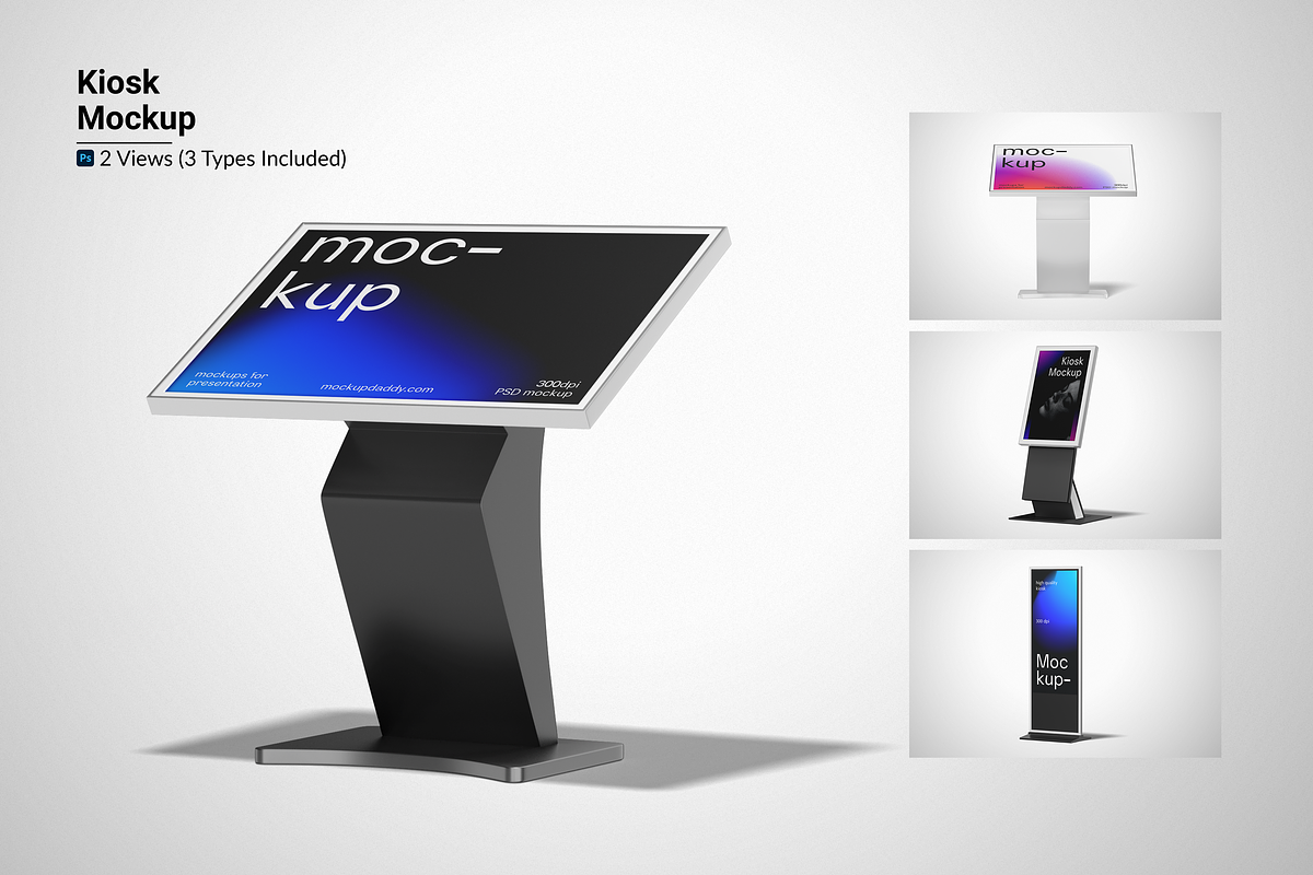 Interactive Kiosk Mockup, a Product Mockup by Mockupdaddy