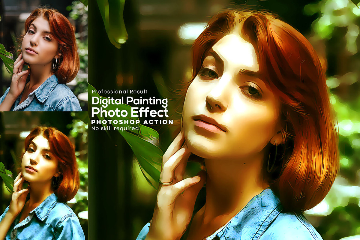 Digital Painting Photoshop Action, an Action Add-On by MRI STUDIO
