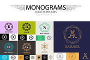 Monogram logo template, a Branding & Logo Template by Merfin