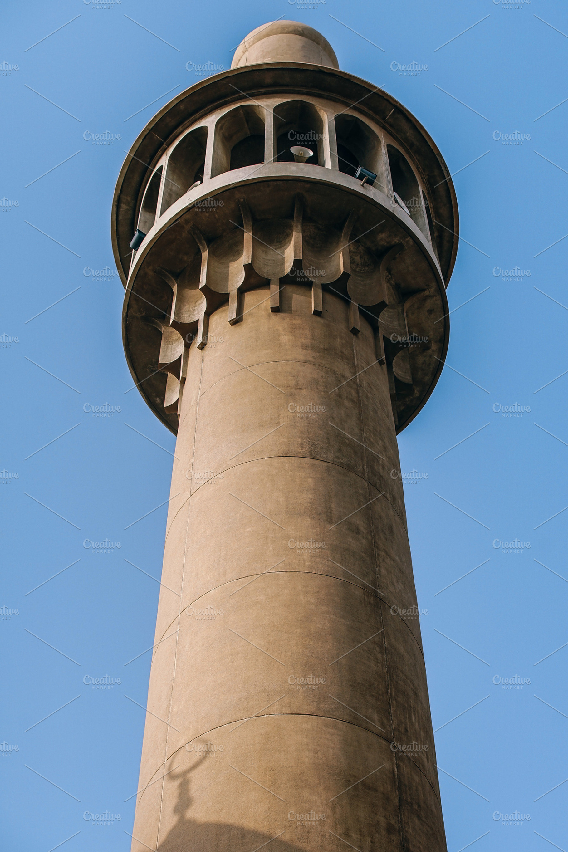 Looking Up At Mosque, an Architecture Photo by fancycrave