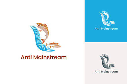 Tiger fish logo, a Branding & Logo Template by agora