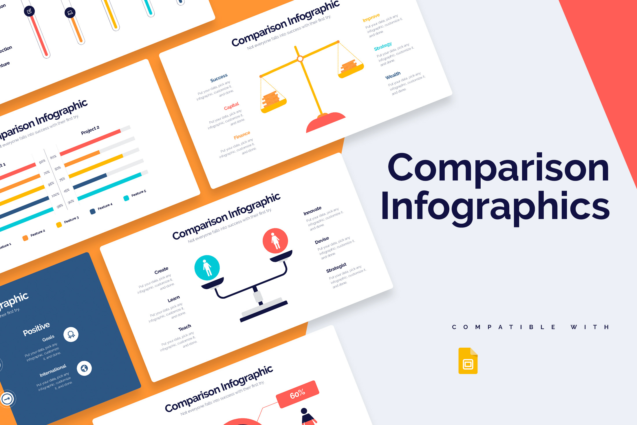 Comparison Google Slides Infographic, a Presentation Template by Slidesmash