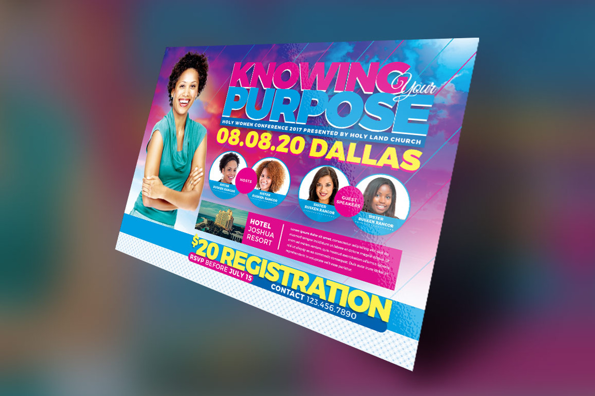 Knowing Your Purpose Flyer, a Flyer Template by SeraphimChris