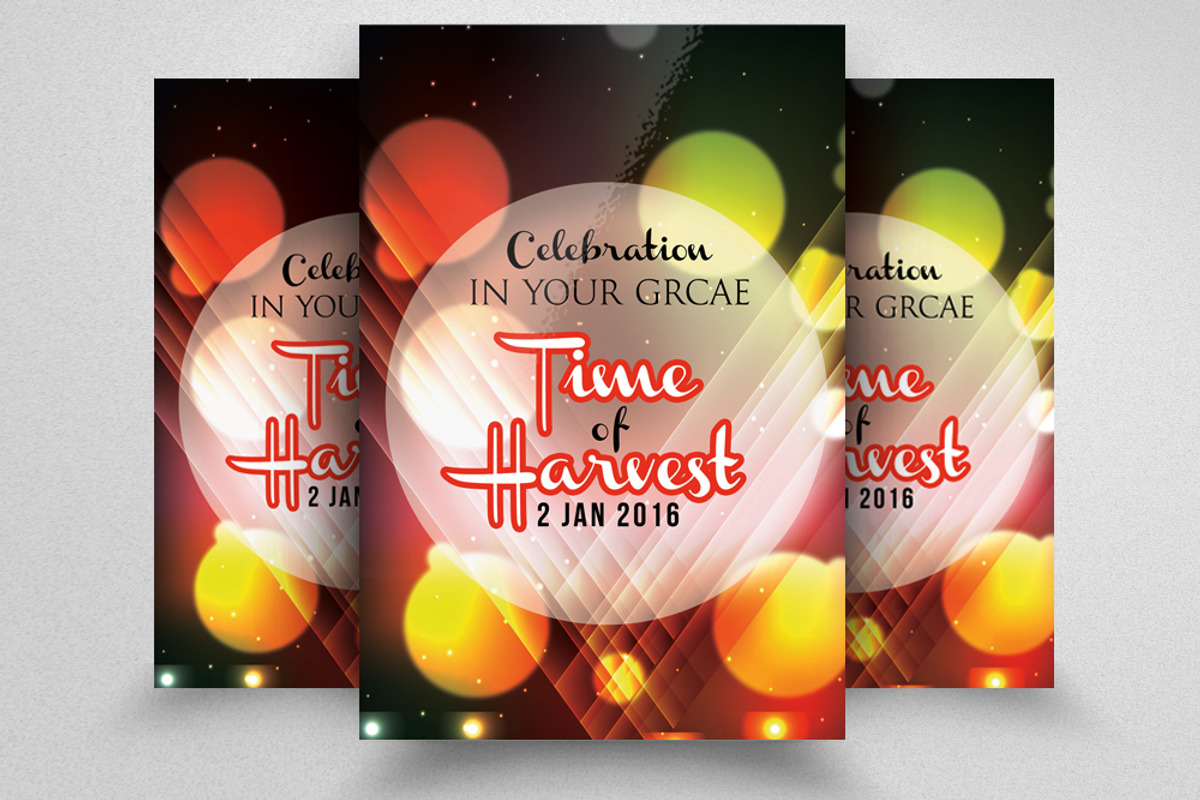 Harvest Time Flyer Template, a Flyer Template by Business Flyers