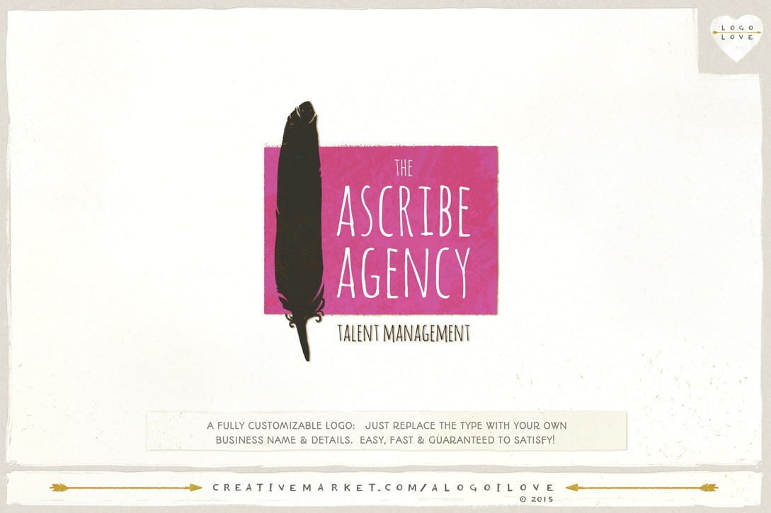 Ascribe: Arrow Series Logo Template, a Branding & Logo Template by A ...