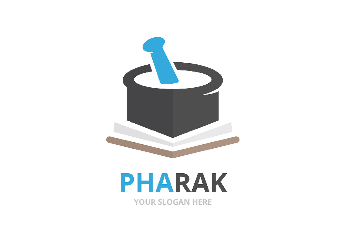 Vector pharmacy and open book logo, a Branding & Logo Template by ...
