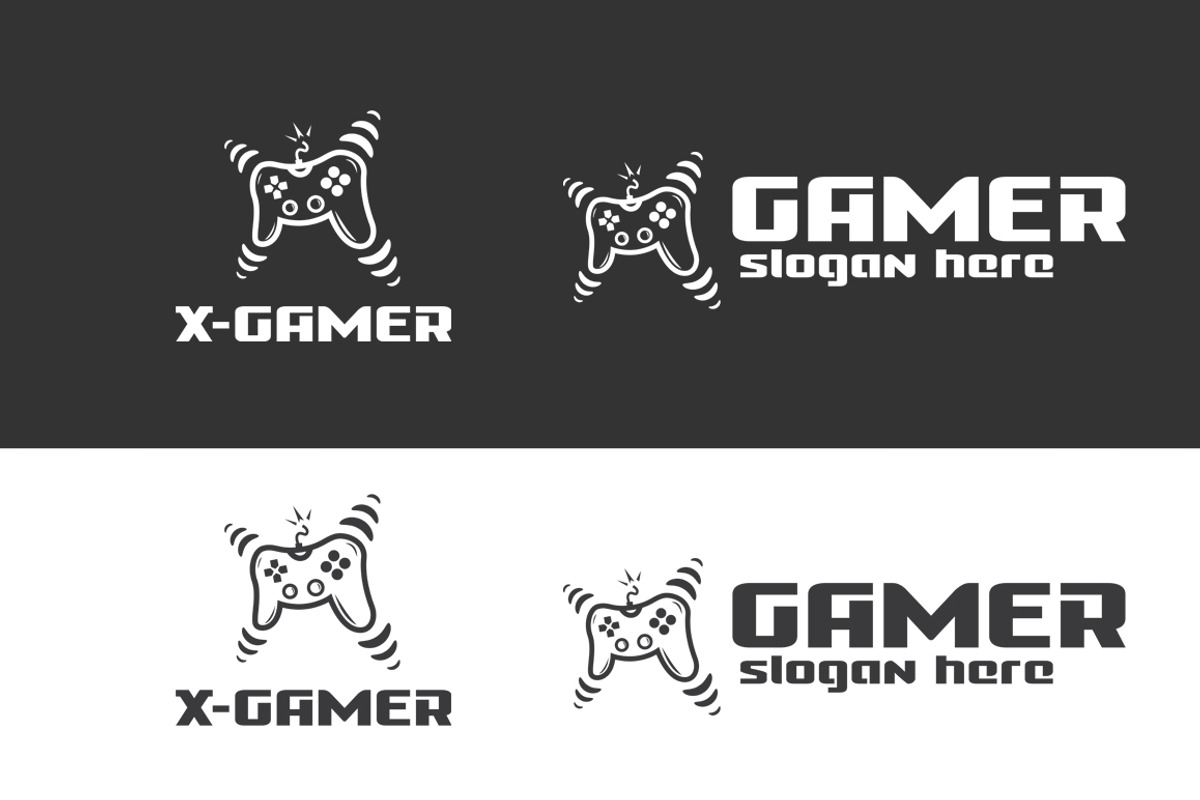 X - Gamer / Letter X Logo Template, a Branding & Logo Template by dien96
