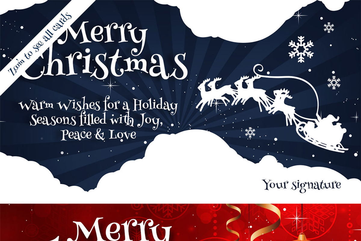 Christmas Pack Posters & Cards, a Graphic by DesignSomething