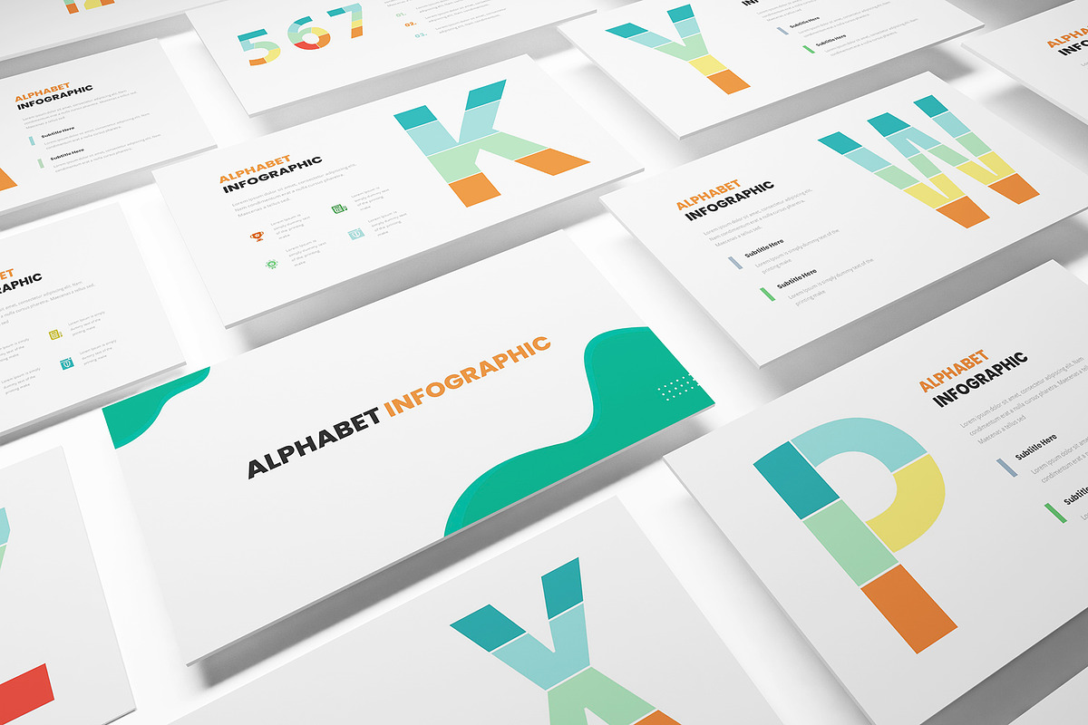 Alphabet Infographic Powerpoint, a Presentation Template by Formatika ...