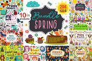 Spring bundle, an Animal Illustration by NataKa