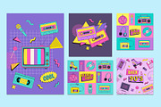 90s Retro vector illustration | Creative Market