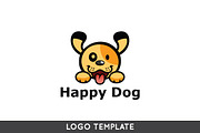 Happy Dog Logo, a Branding & Logo Template by Heavtryq Design
