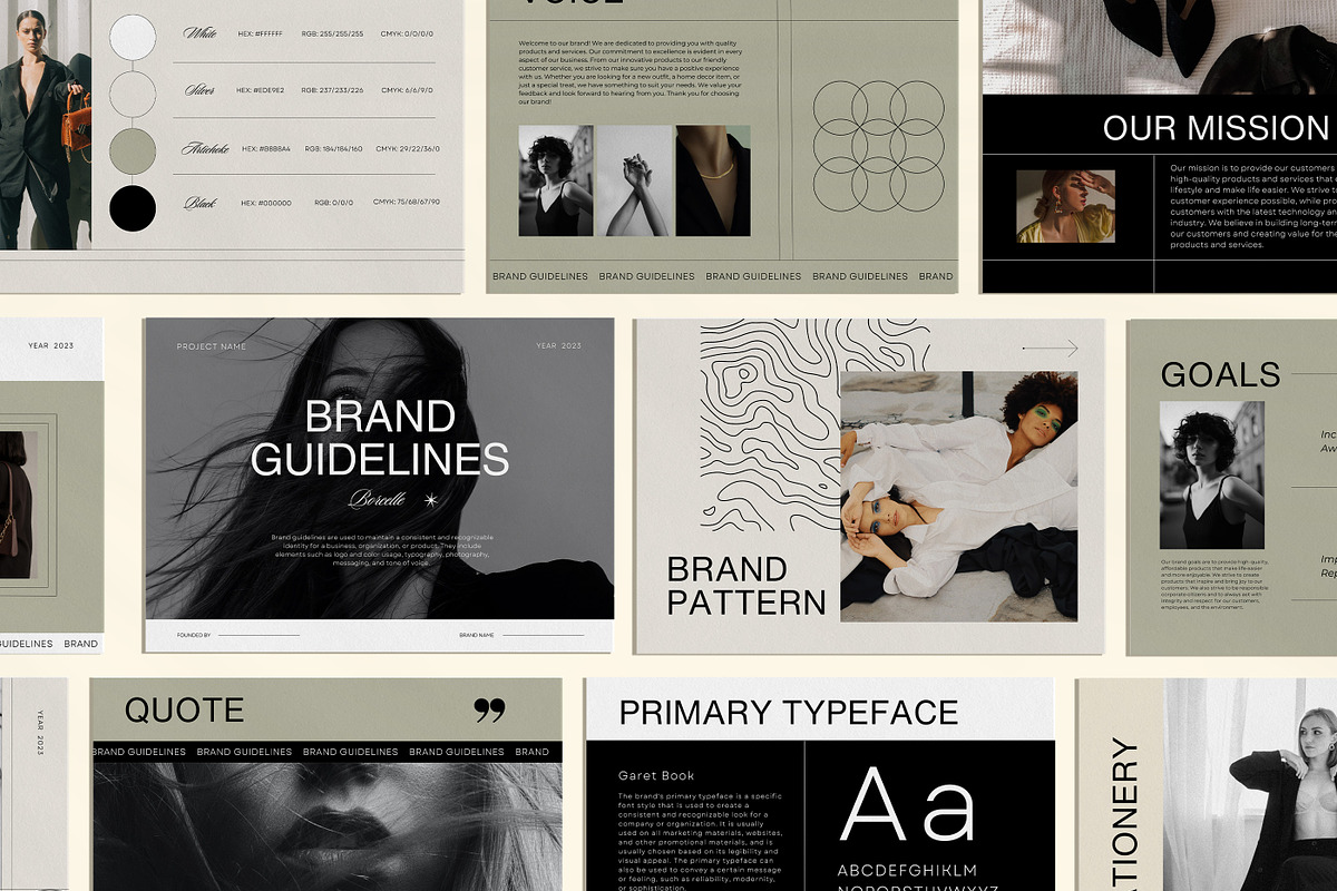 ATLANTA Brand Guidelines Canva Template