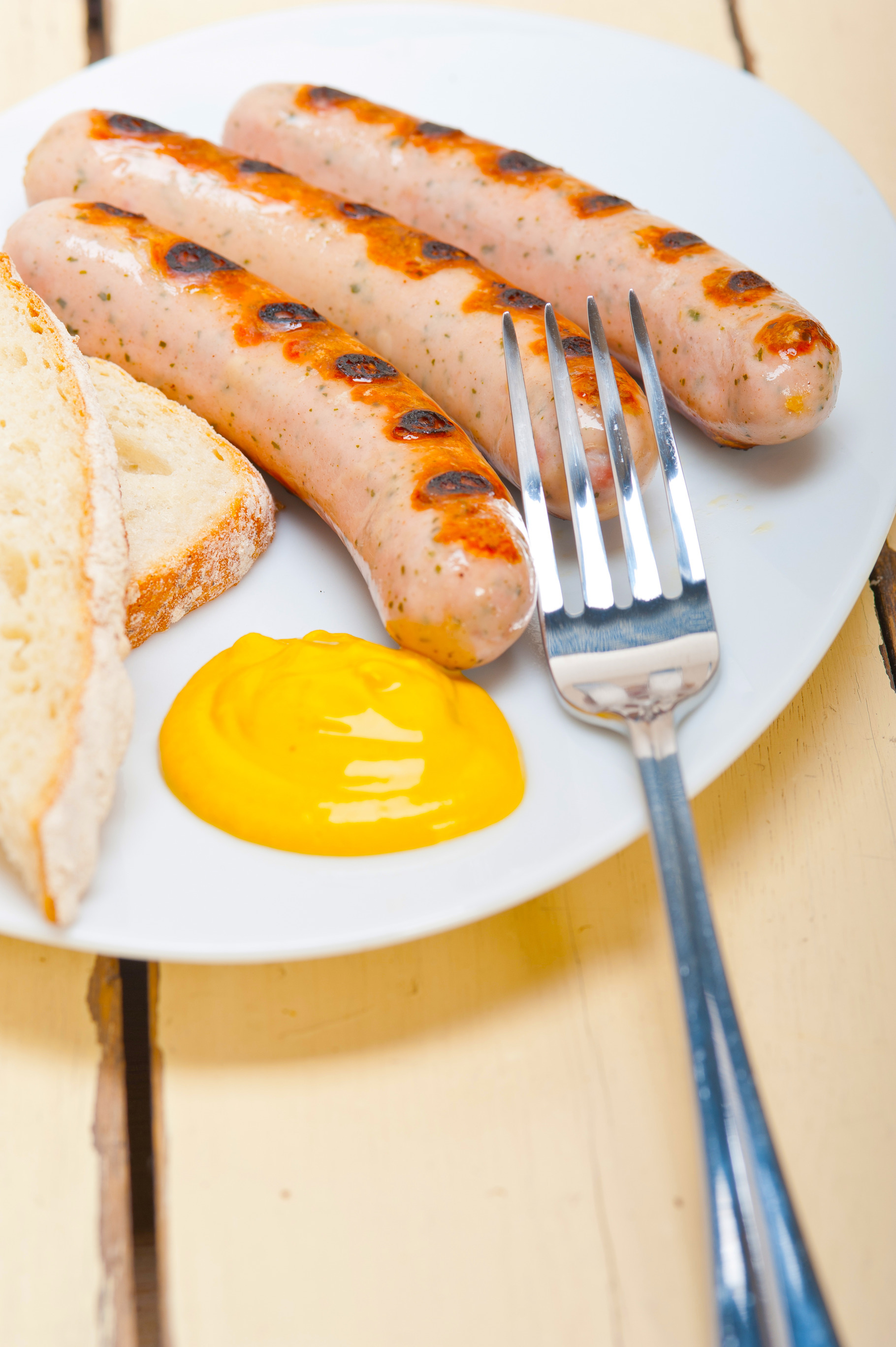 traditional German wurstel sausages, a Food & Drink Photo by keko64