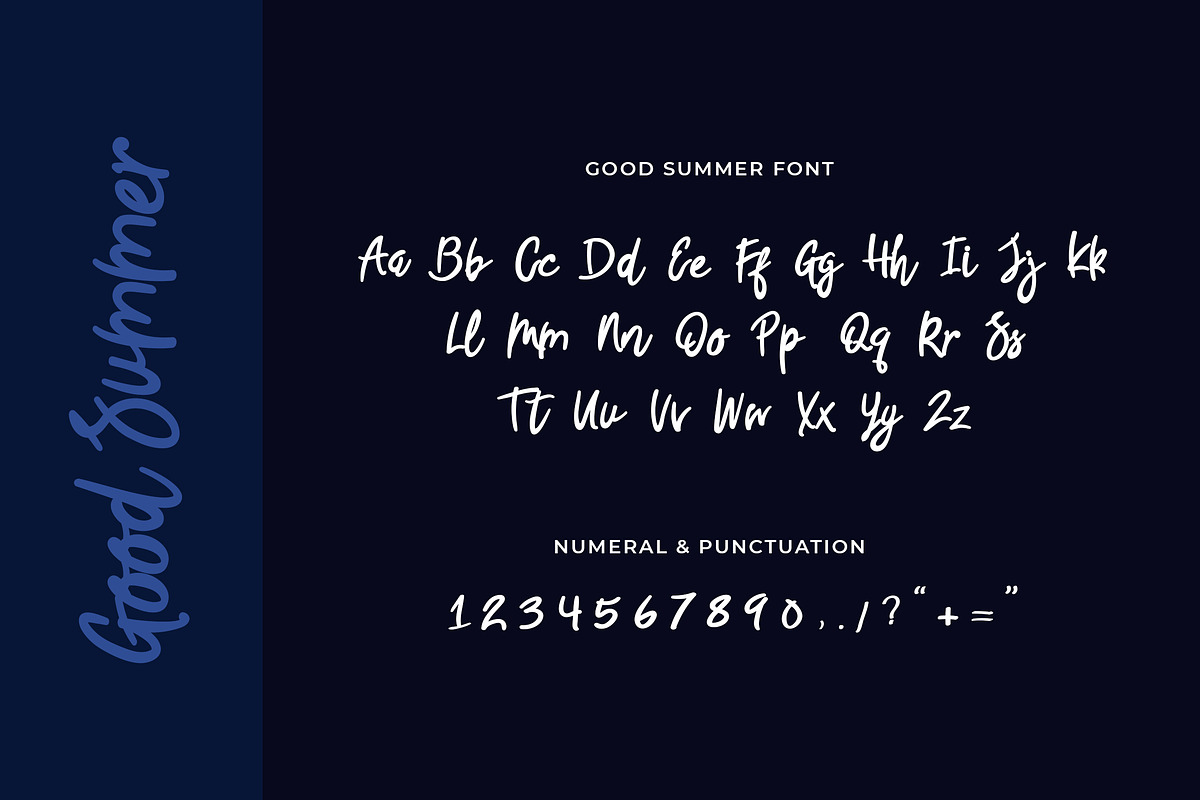 Good Summer Signature Font, a Script Font by UICreative