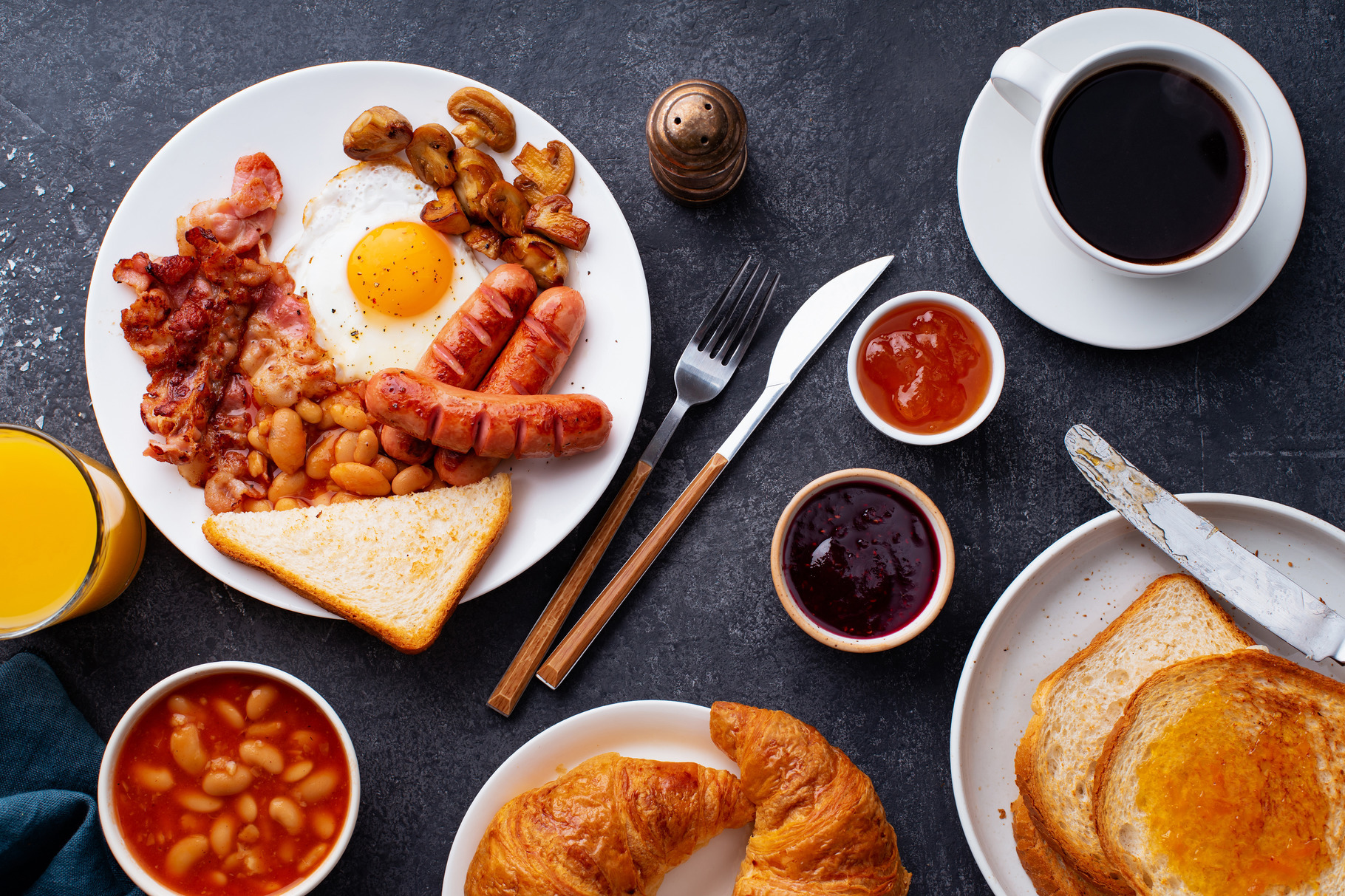 Classical english breakfast stock photo containing english breakfast ...