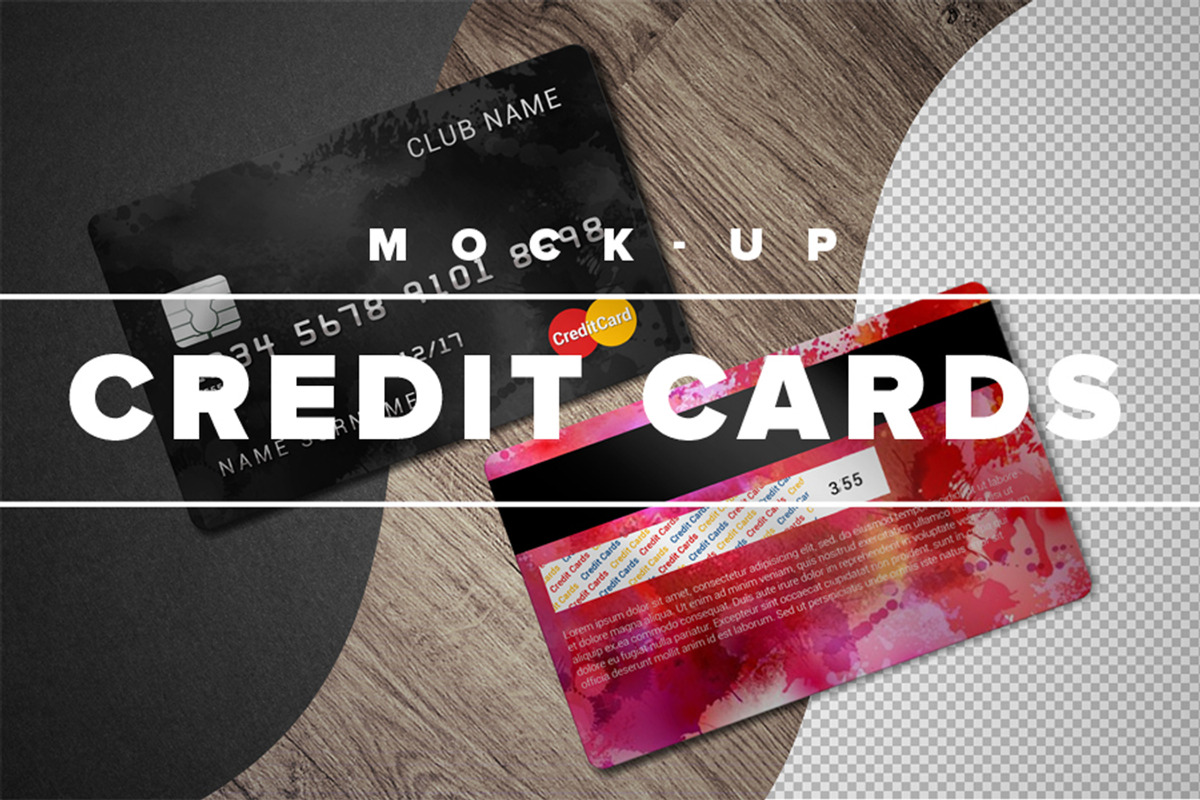 Credit Cards mock-up, a Mockup by shaman