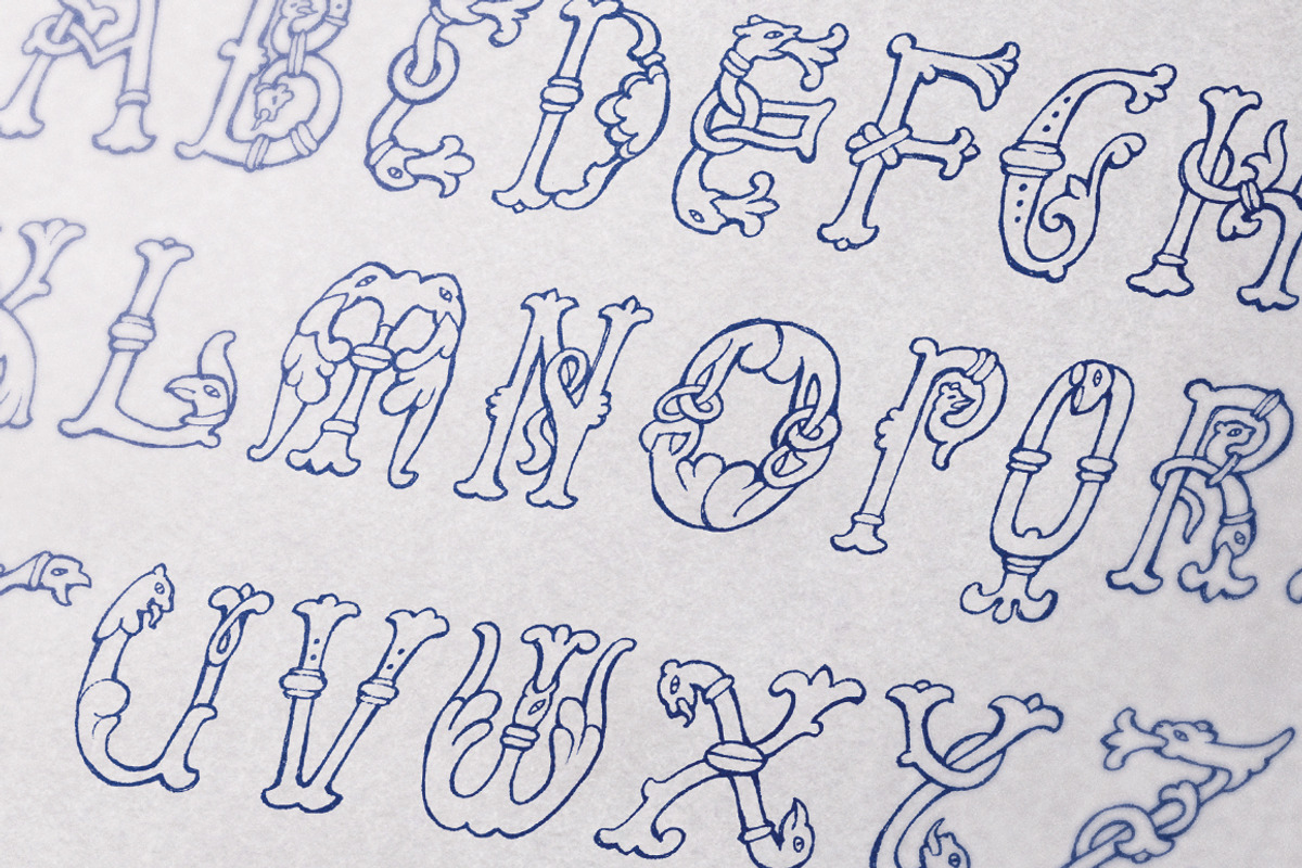 Hand-Drawn Fantasy Alphabet 2 set, an Illustration by ZiziMarket