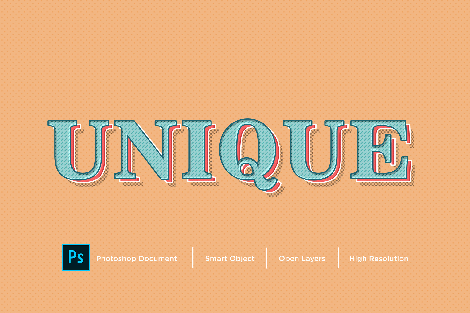 Unique Text Effect & Layer Style, a Layer Style Add-On by shahsoft