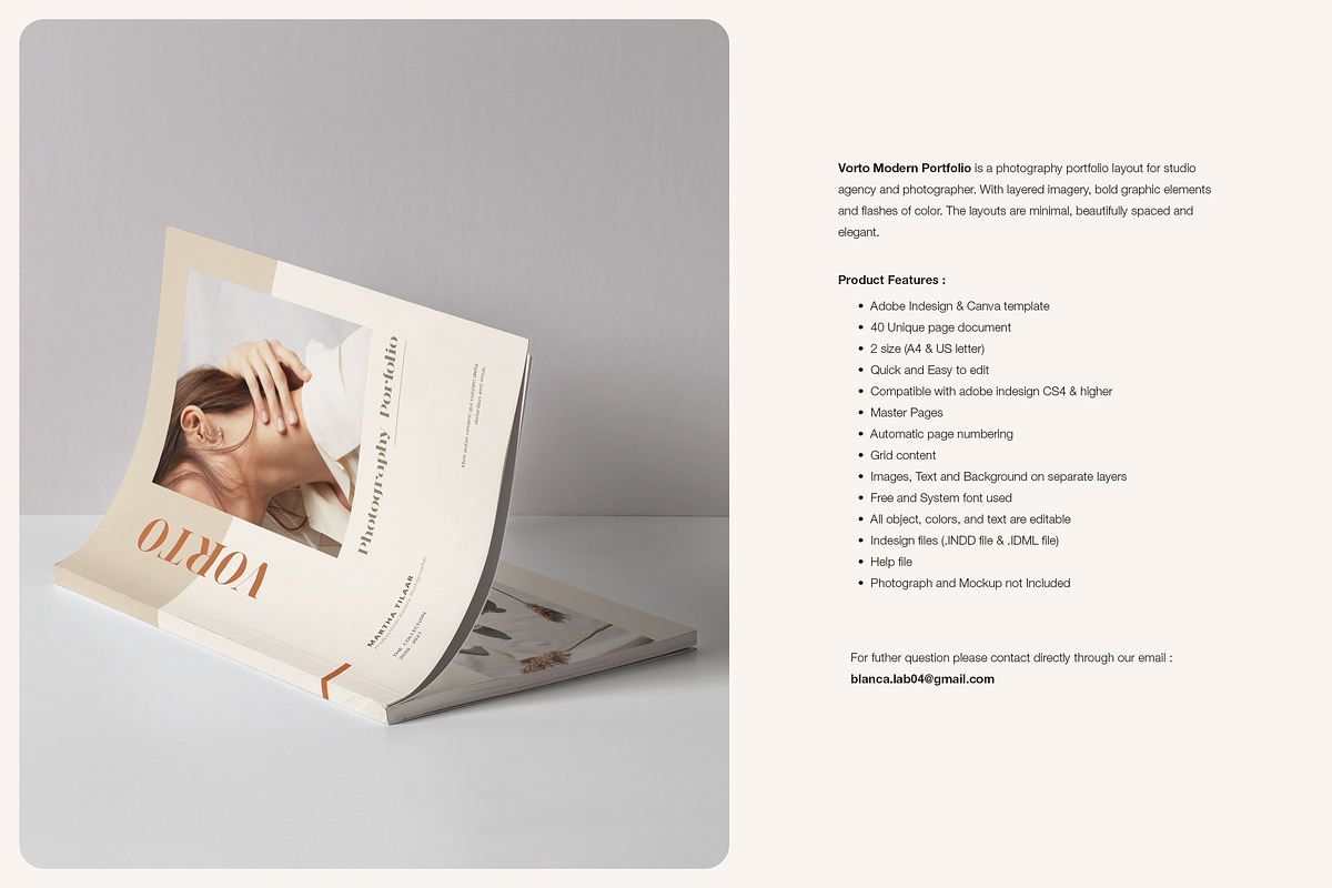 Modern Photography Portfolio Canva