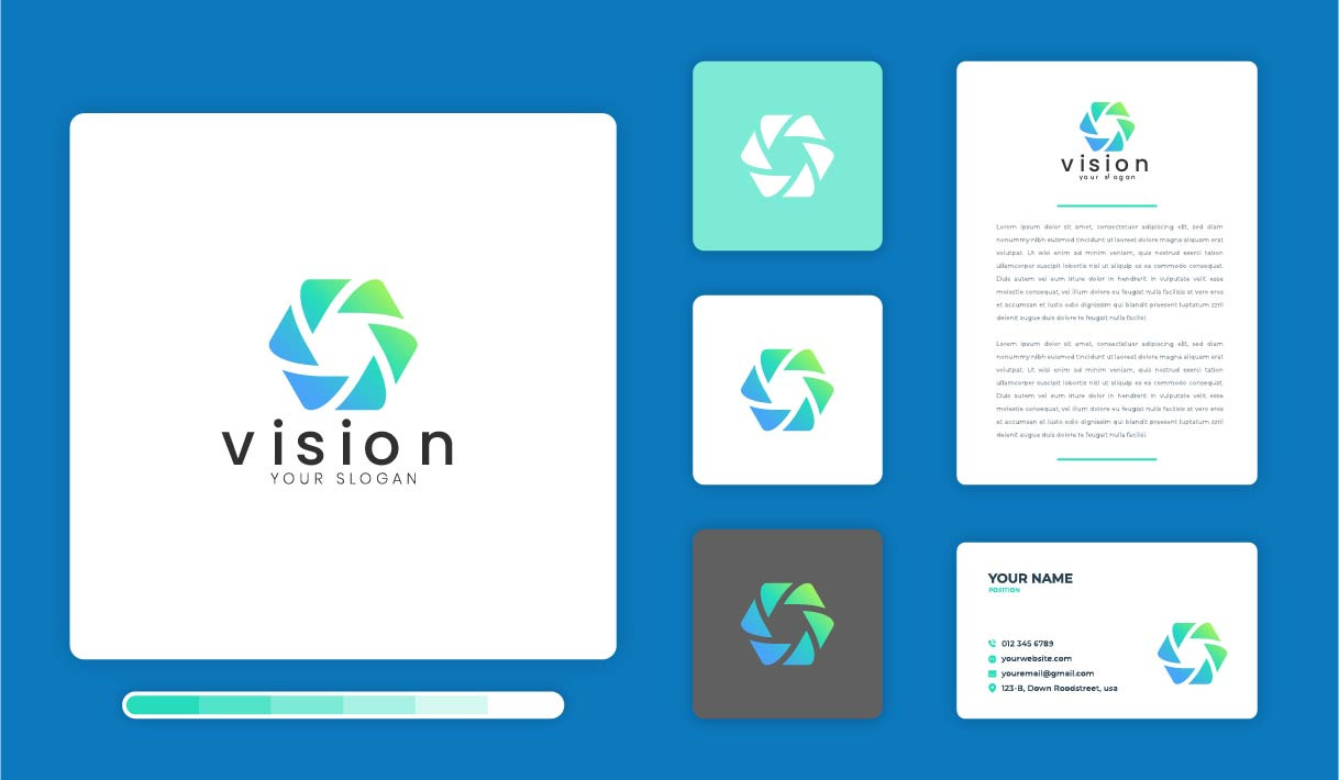 Vision Logo Design Template, a Branding & Logo Template by Nisha Droch