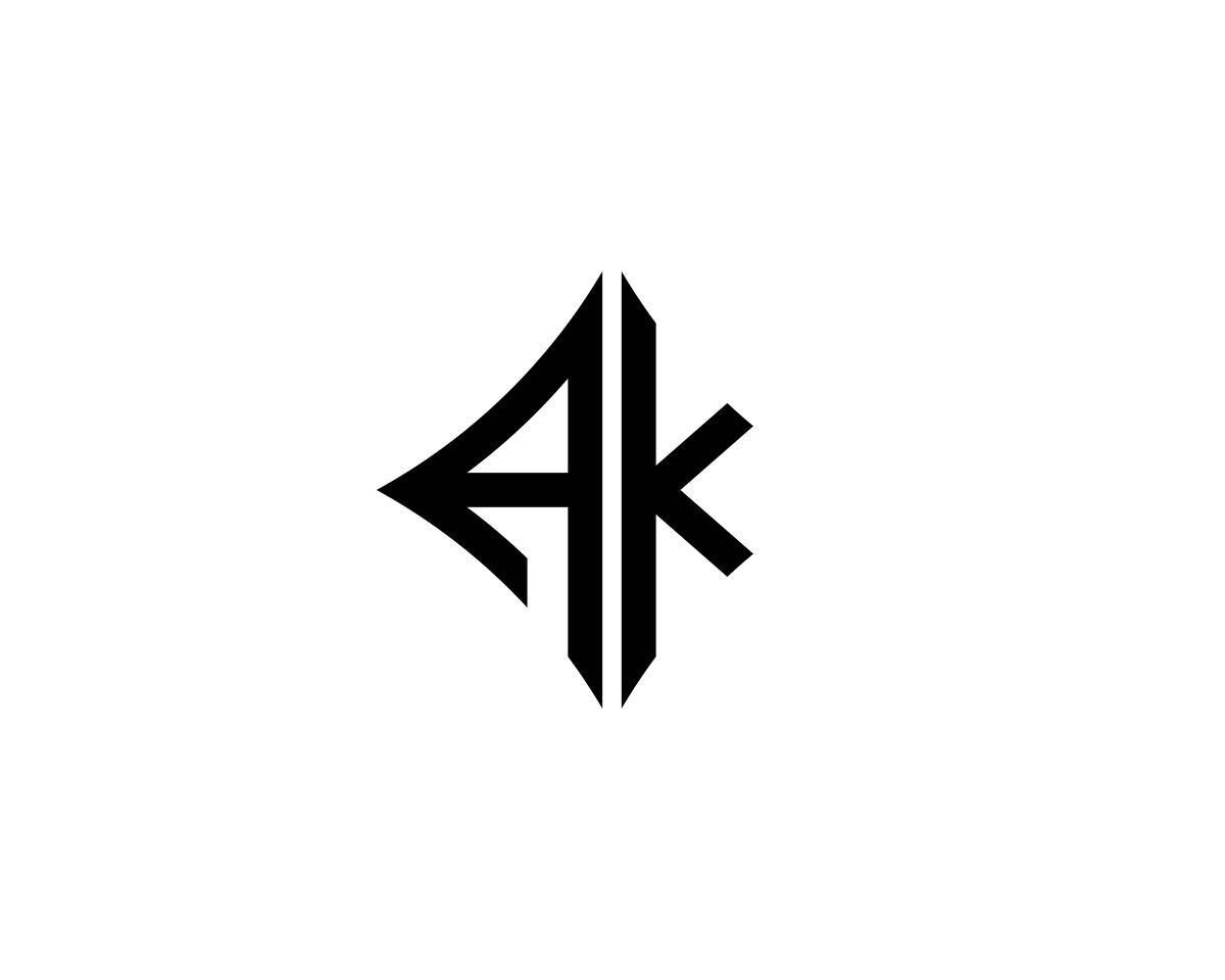 AK Logo design vector template, a Branding & Logo Template by xcoolee