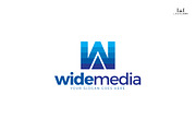 Wide Media - Letter W Logo, a Branding & Logo Template by LogoLabs
