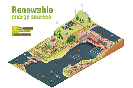 Solar energy infographic | Technology Illustrations ~ Creative Market