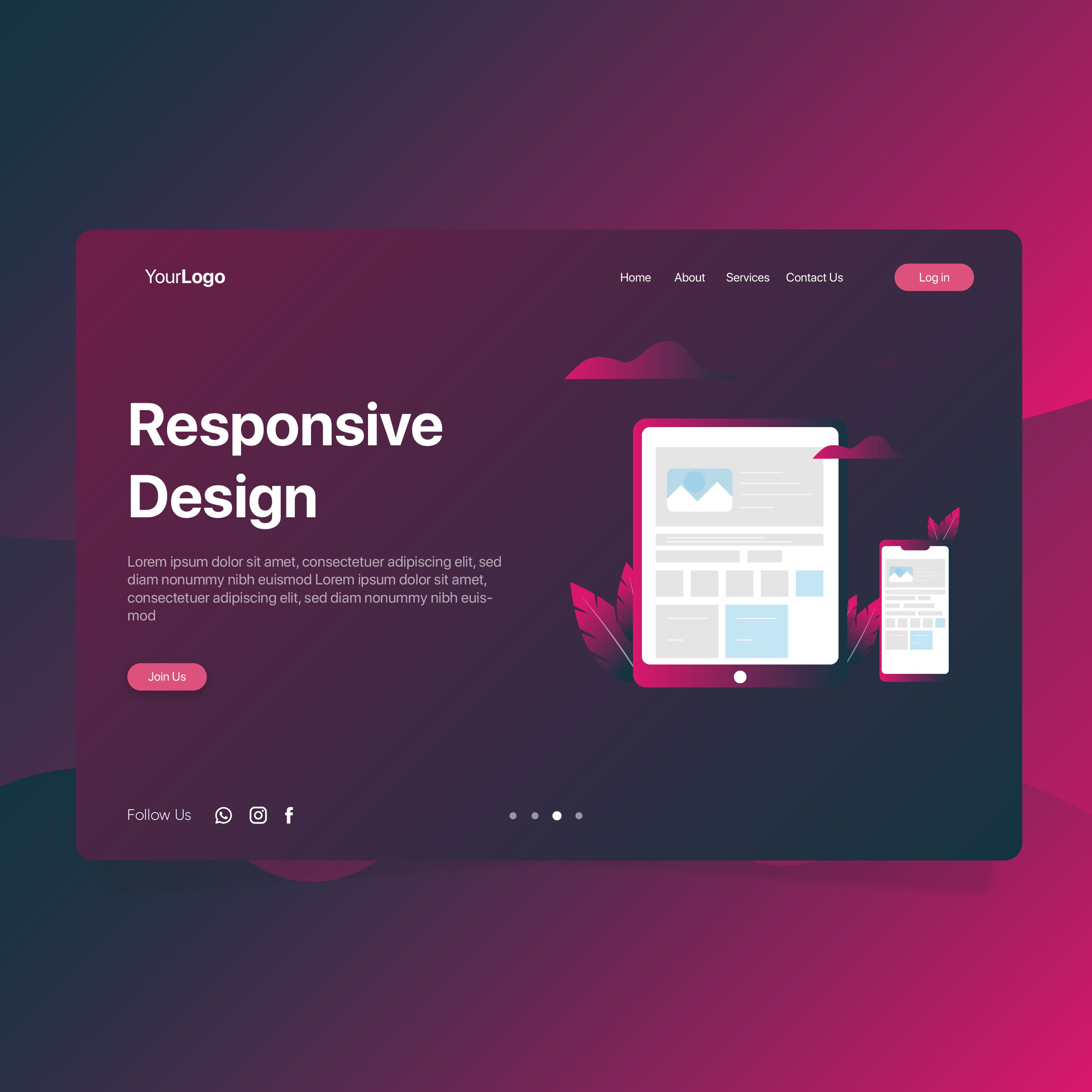 Responsive Design - Banner & Landing, a Templates & Theme by inspirasign