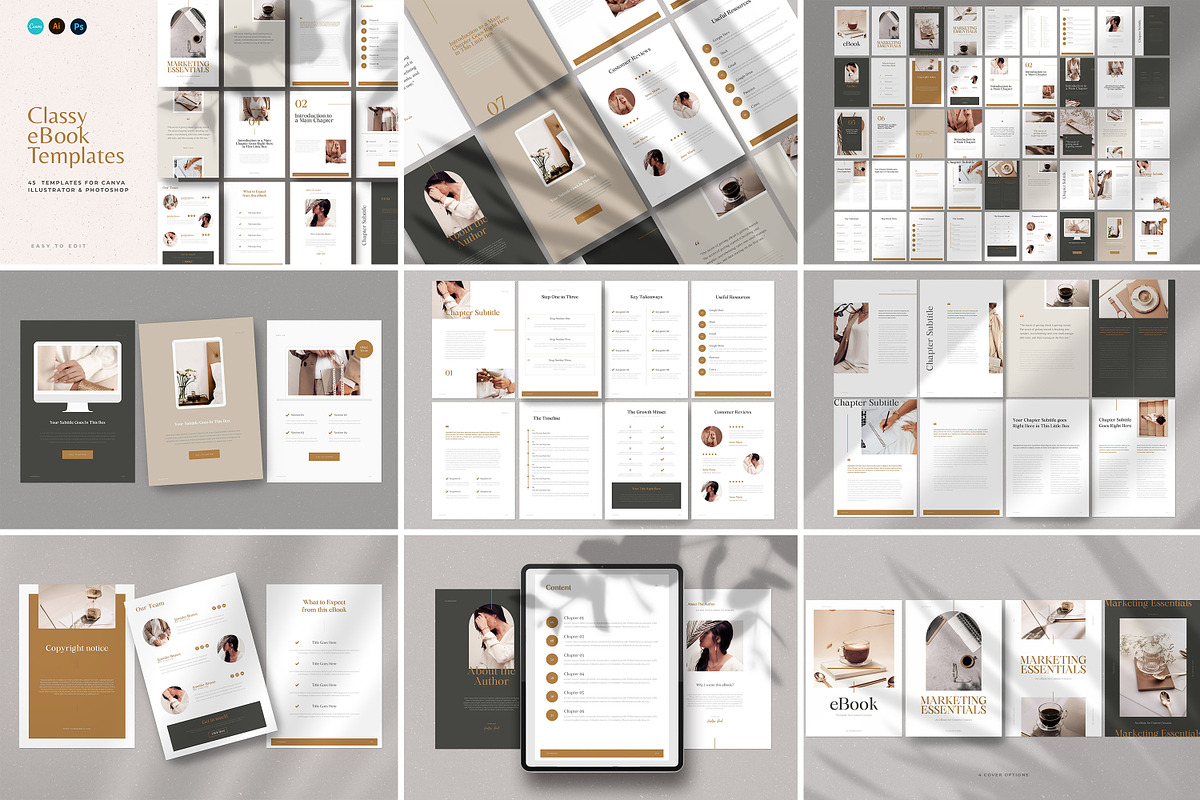 Marketing PRO Bundle For CANVA, a Marketing Template by AndrewPixel