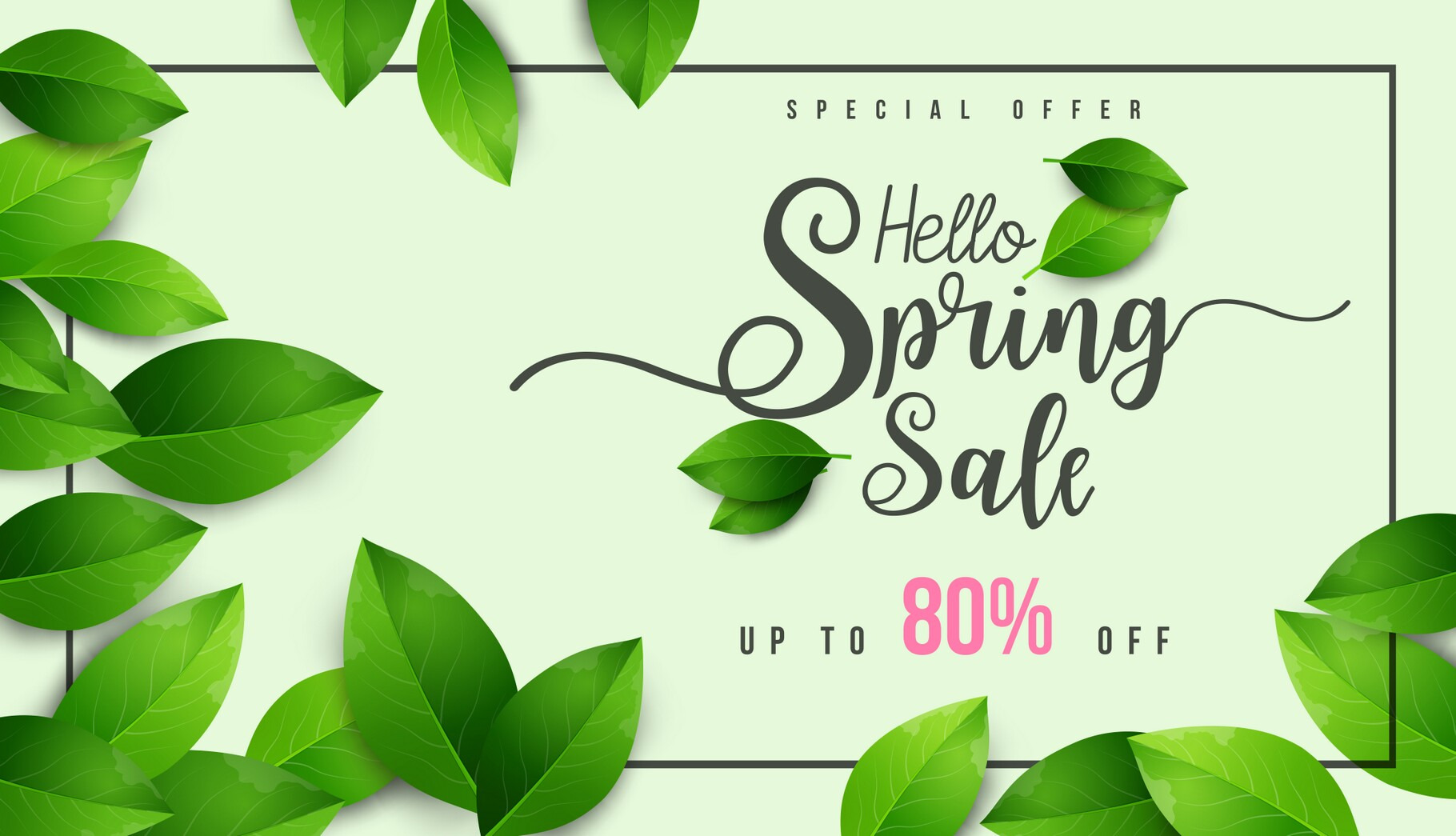 Spring Sale Flyer Template, a Flyer Template by Max vector