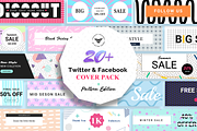 Facebook & Twitter Cover Template, a Social Media Template by VictorThemes