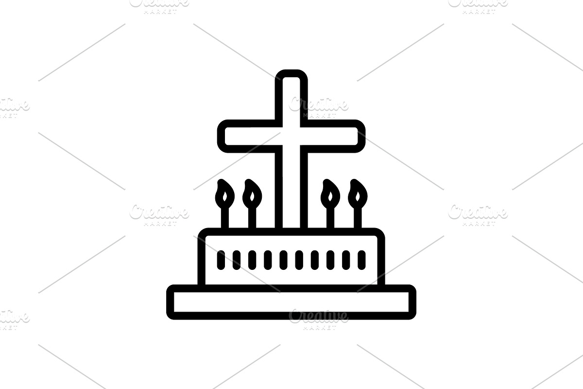 Liturgic liturgical icon, an Icon by Creative priyanka | Creative Market