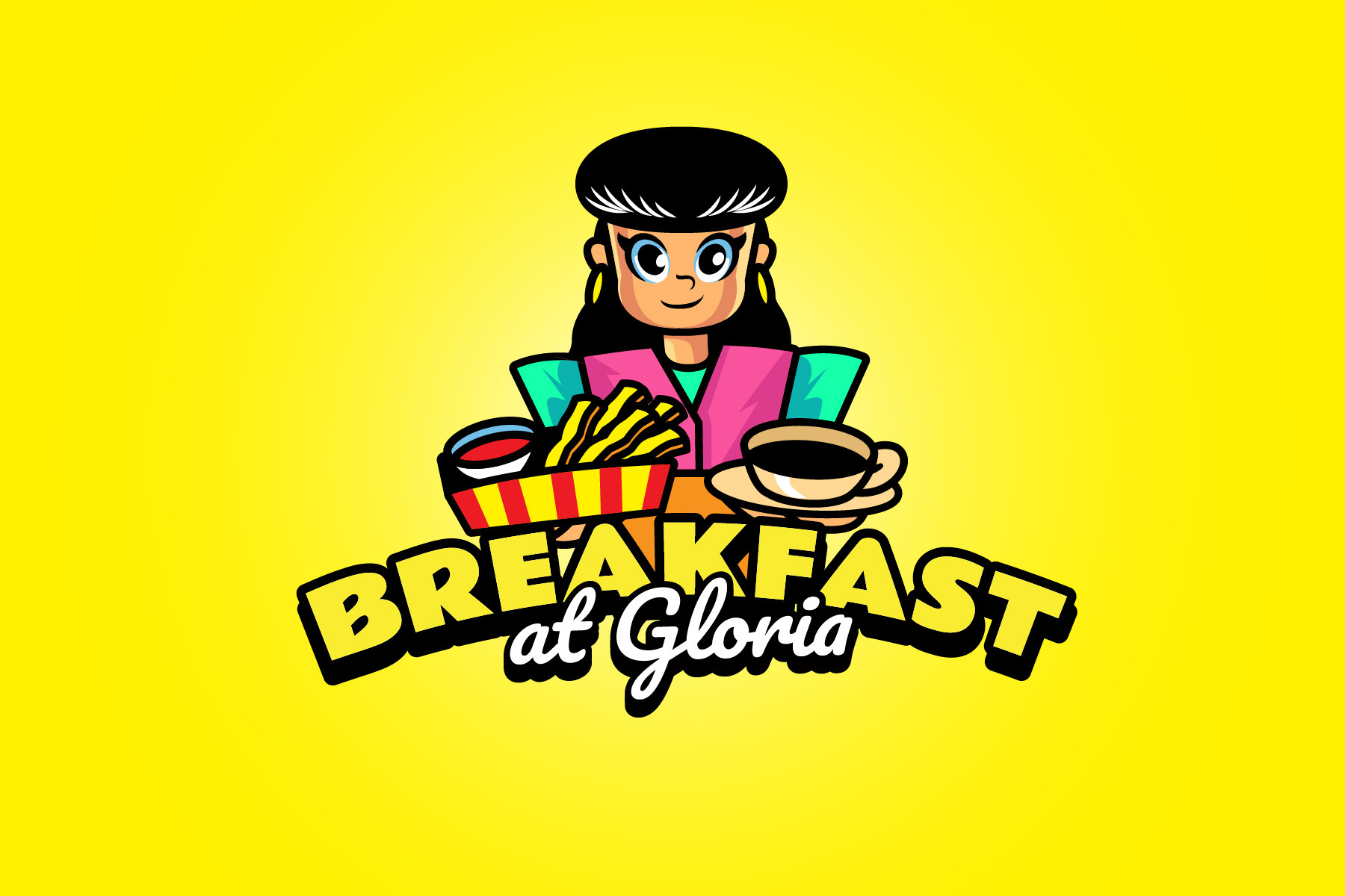 breakfast - Mascot Logo | Branding & Logo Templates ~ Creative Market