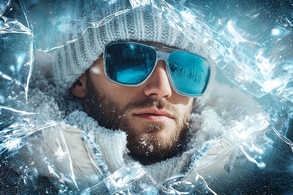 Frozen Winter Photo Effect Template, a Layer Style Add-On by ...